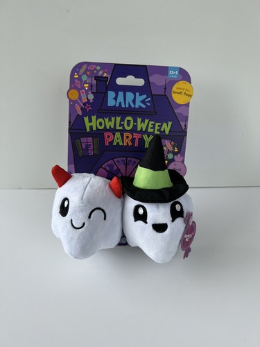 Bark Box Howl-O-Ween Party Boo Of A Kind XS-S Ghosts Fluff Crinkle ...