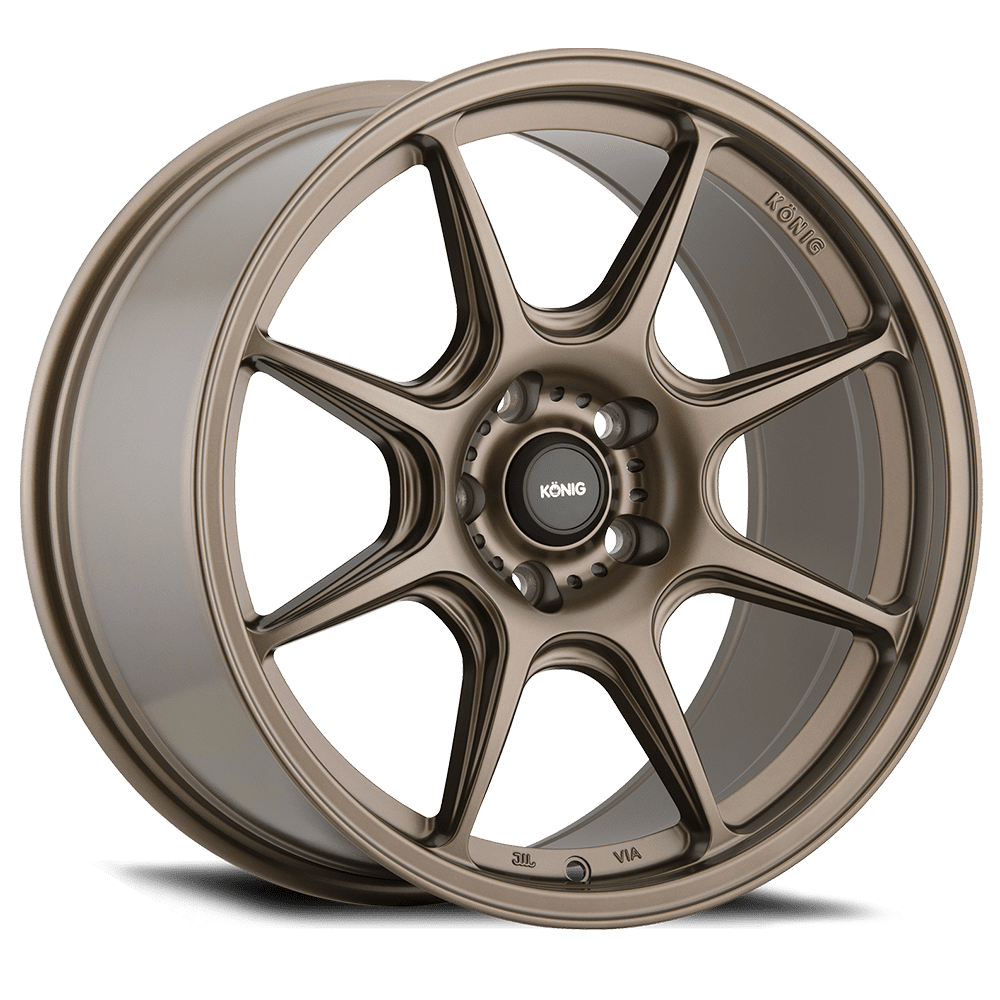 4 New 17X8 Konig Lockout Bronze Matte Wheel/Rim 5x114.3 ET43 LK87514438 ...