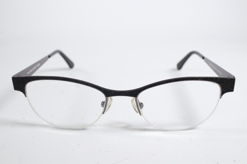 William Morris Eyeglasses 4-Feb Womens Black Full Rim Metal Glasses ...