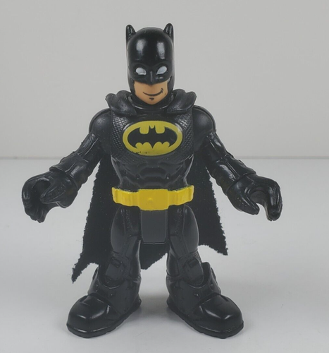 Imaginext DC Batman Black Armor 3" Tall Action Figure 2013 Fisher Price ...