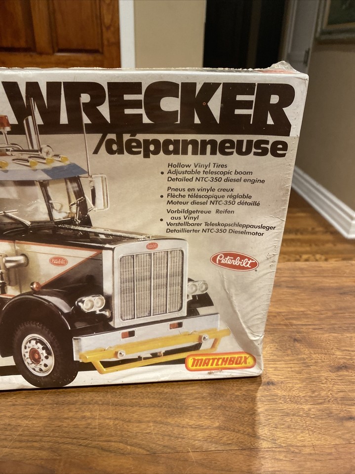 Peterbilt Wrecker Tow Truck Vintage AMT Matchbox 1:25 Sealed, Unbuilt ...