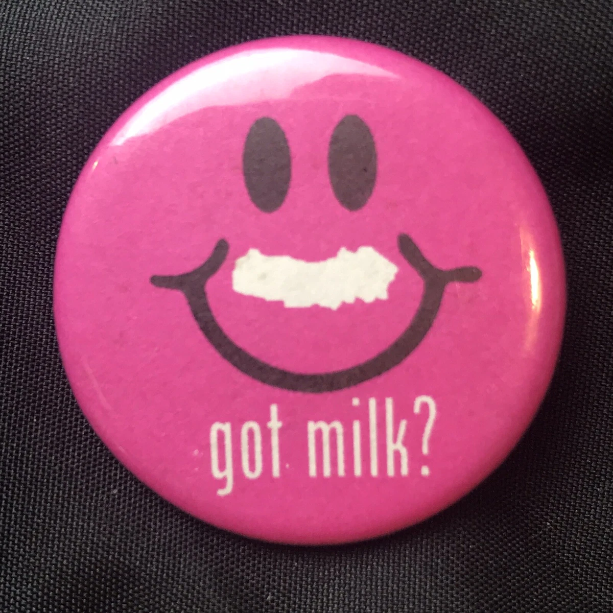 Pink Smiley Face With Mustache