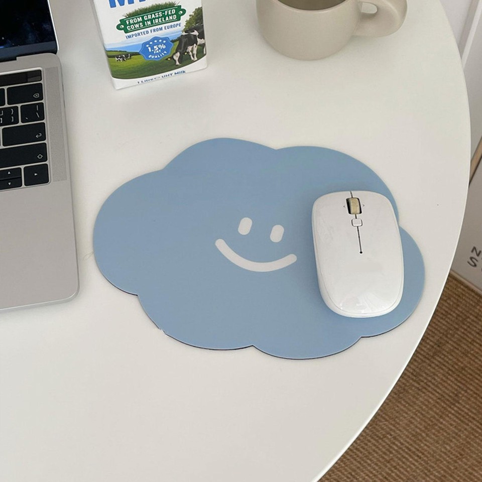 Mouse Pad Cute Cloud Mouse Pad Small Waterproof PVC Non-Slip Mouse Mat ...