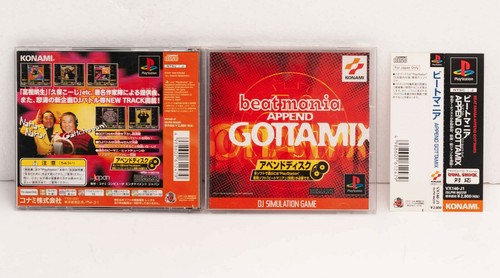 beatmania APPEND GOTTA MIX PS1 Sony Japan Import PlayStation KONAMI VX146-J1 Obi | eBay