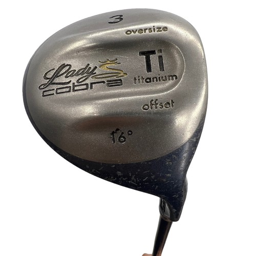 Lady Cobra Ti Titanium OS Offset 16* 3 Wood Oversize RH Graphite Shaft ...