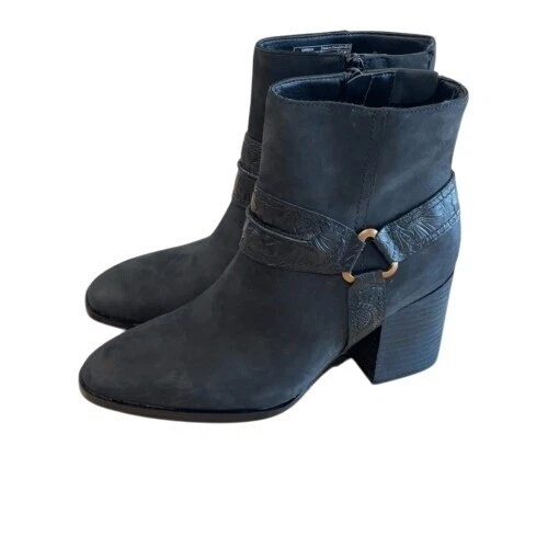 Vionic Carnelia Bootie Boot Women Size 6.5 Black Water Resistant Heel