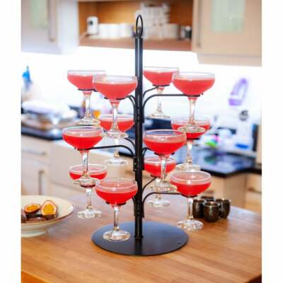 Cocktail Glass Tree Stand Display Perfect for Serving Cocktails or ...