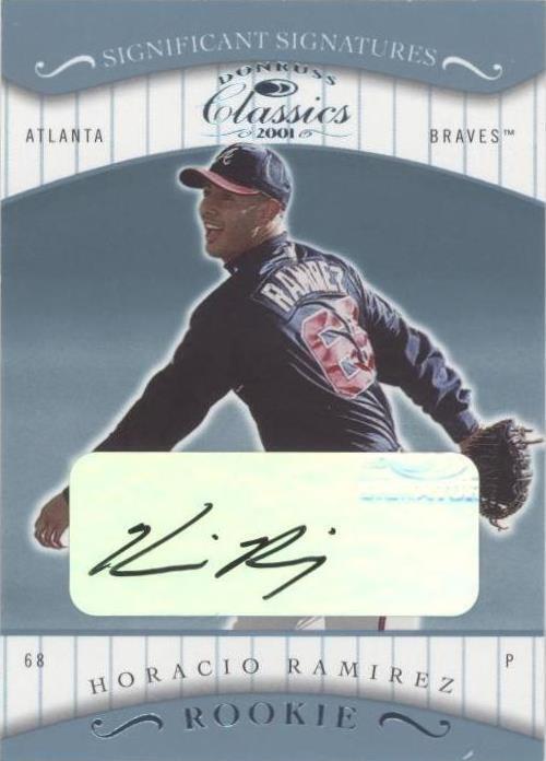 2001 Donruss Classics - Rookie Horacio Ramirez #130 Significant ...