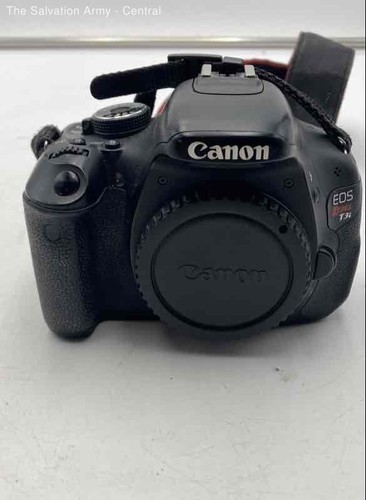 Canon EOS Rebel T3I Black Viewfinder Digital SLR Camera With Battery ...