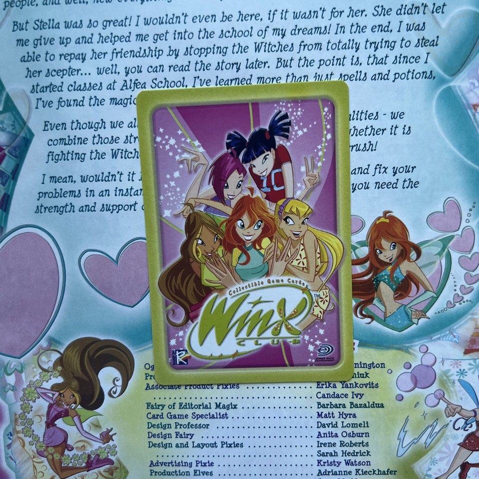 Scholastic Winx Club Comic Book #1 (Complete With Trading Card 2005 ...