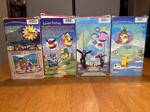 Pokémon - Lot Of 8 VHS Tapes - VIZ VIDEO - 1998 (Used) | eBay