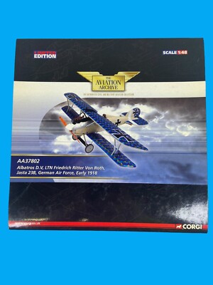 Corgi 1/48 Albatros D.V. LTN Friedrich Ritter Von Roth Jasta 23B ...