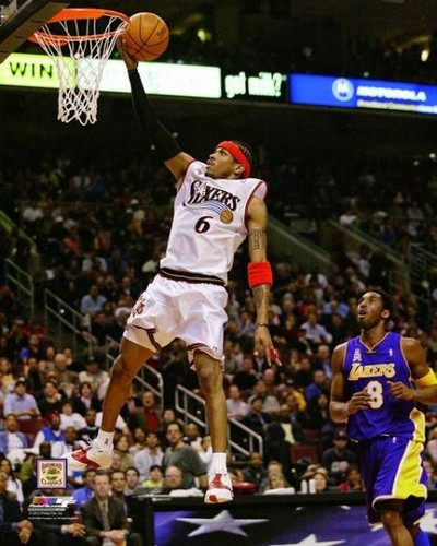 Allen Iverson BLEW BY KOBE (2002) Philadelphia 76ers Premium NBA POSTER ...