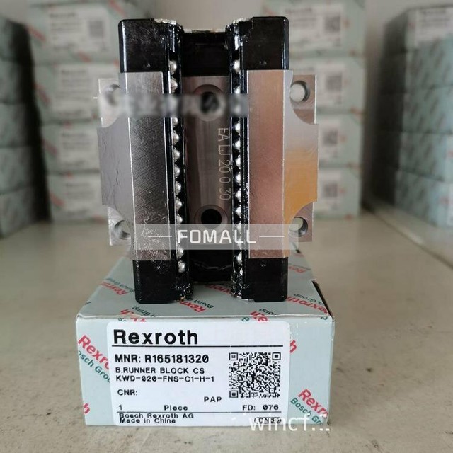 R165181320 Bosch Rexroth Ball Rail Runner Block Carbon Steel 20mm for ...