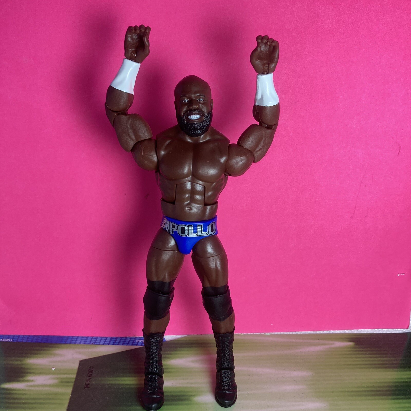 Apollo Crews - WWE Elite 87 Mattel Toy Wrestling Action Figure Loose