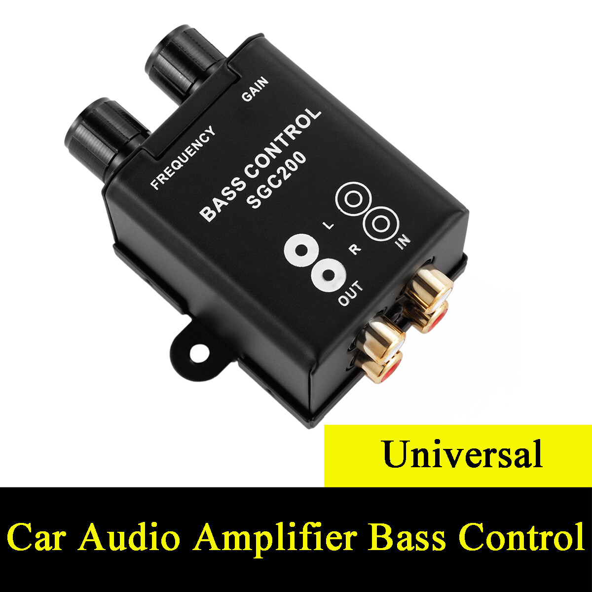 Universal Car Audio Amplifier Bass Control Subwoofer Equalizer RCA ...