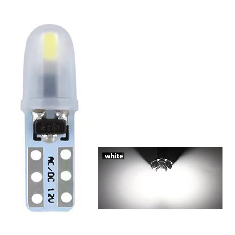 5pcs T5 Led Car Interior Light Indicator Dashboard Gauge Instrument ...