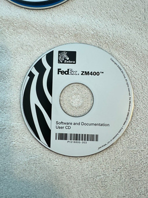 Zebra Fedex ZM400 Software and Documentation User CD | eBay