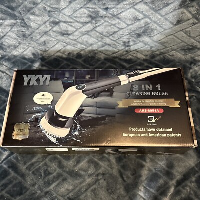 YKYI Electric Spin Scrubber,Cordless Cleaning Brush,Shower Cleaning ...