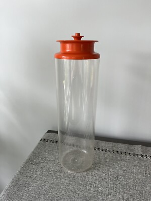 Vintage Tupperware Clear Acrylic Spagetti Pasta Keeper #1486/7 cup ...