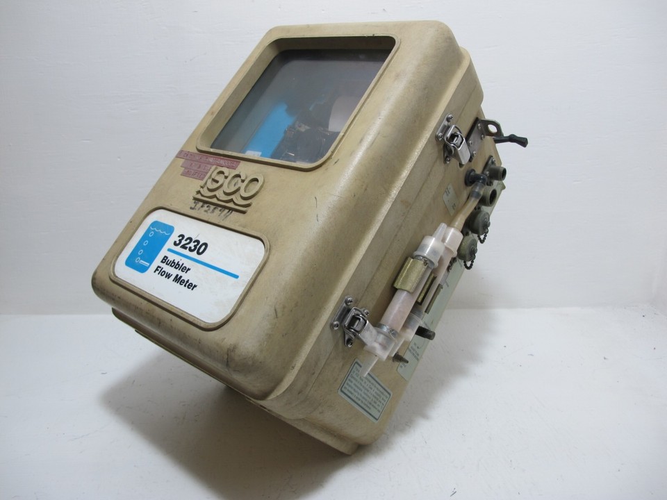 ISCO Teledyne 3230 Bubbler Flow Meter Bubble Recording 60-3234-015 12 ...