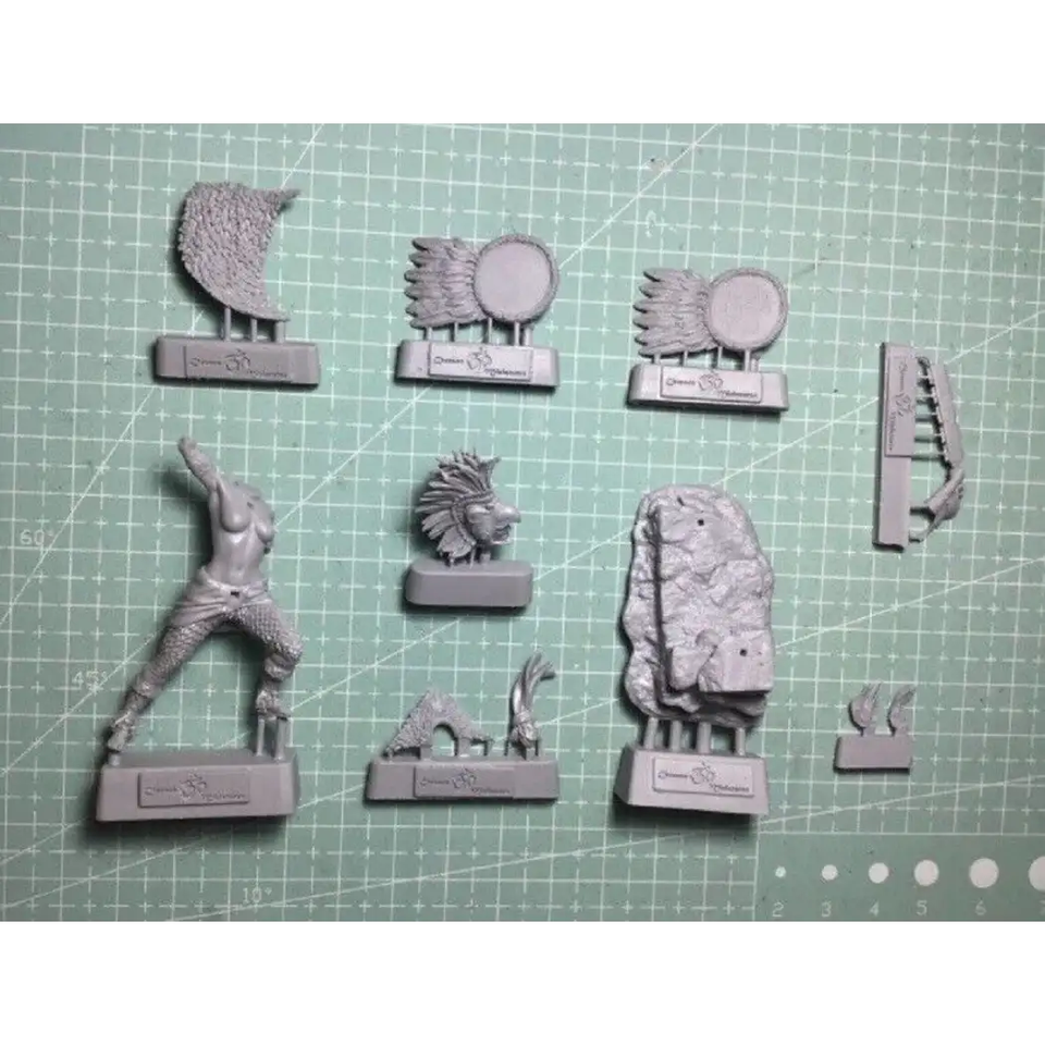 1/32 54mm Resin Model Kit Nudes Beautiful Girl Woman Amazon Warrior ...
