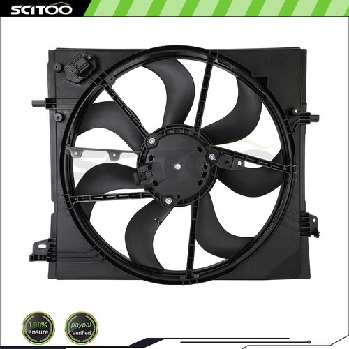 For 2017 18-2019 Nissan Rogue Sport Radiator Black Cooling Fan Assembly ...