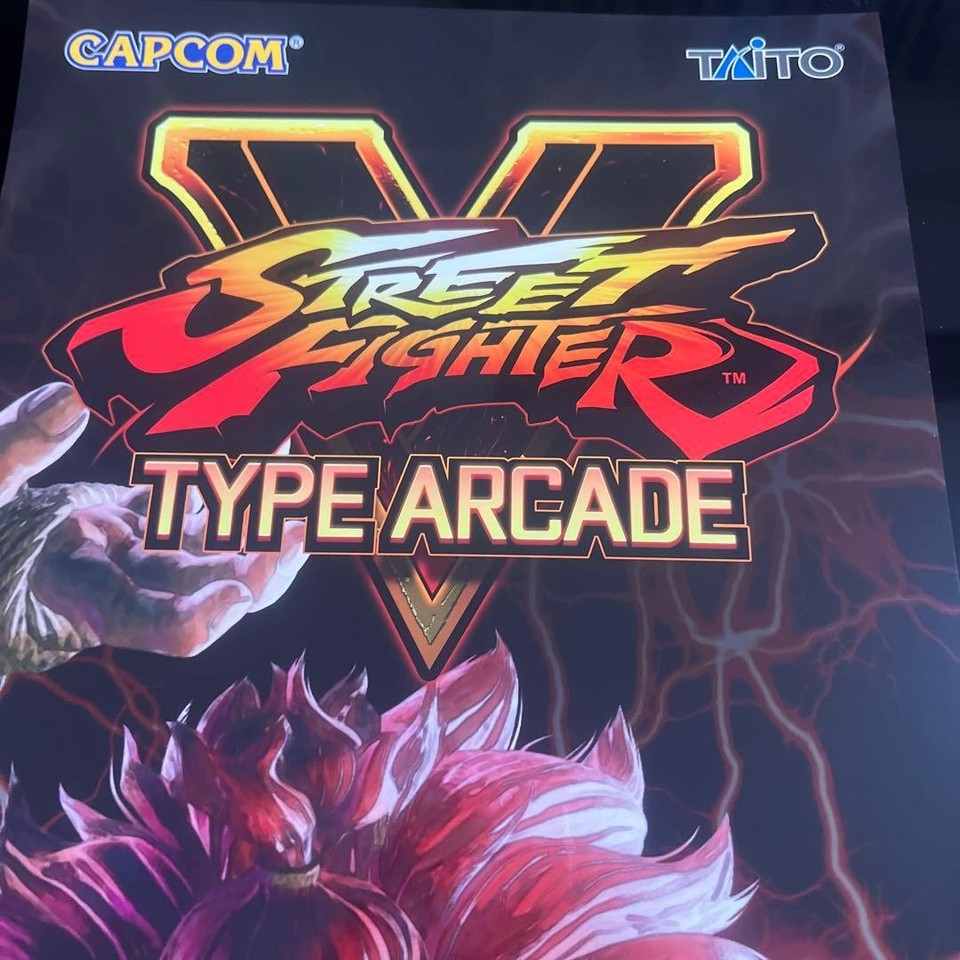 Street Fighter V strip poster Akuma CAPCOM | eBay UK