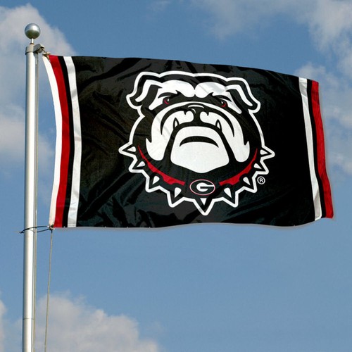 Georgia Bulldogs Black Dawg Flag Large 3x5 | eBay