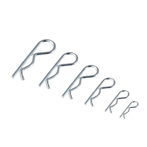100Pcs Wave Locking Cotter Pins Hair Pin Set R Clips Assortment Kit ...