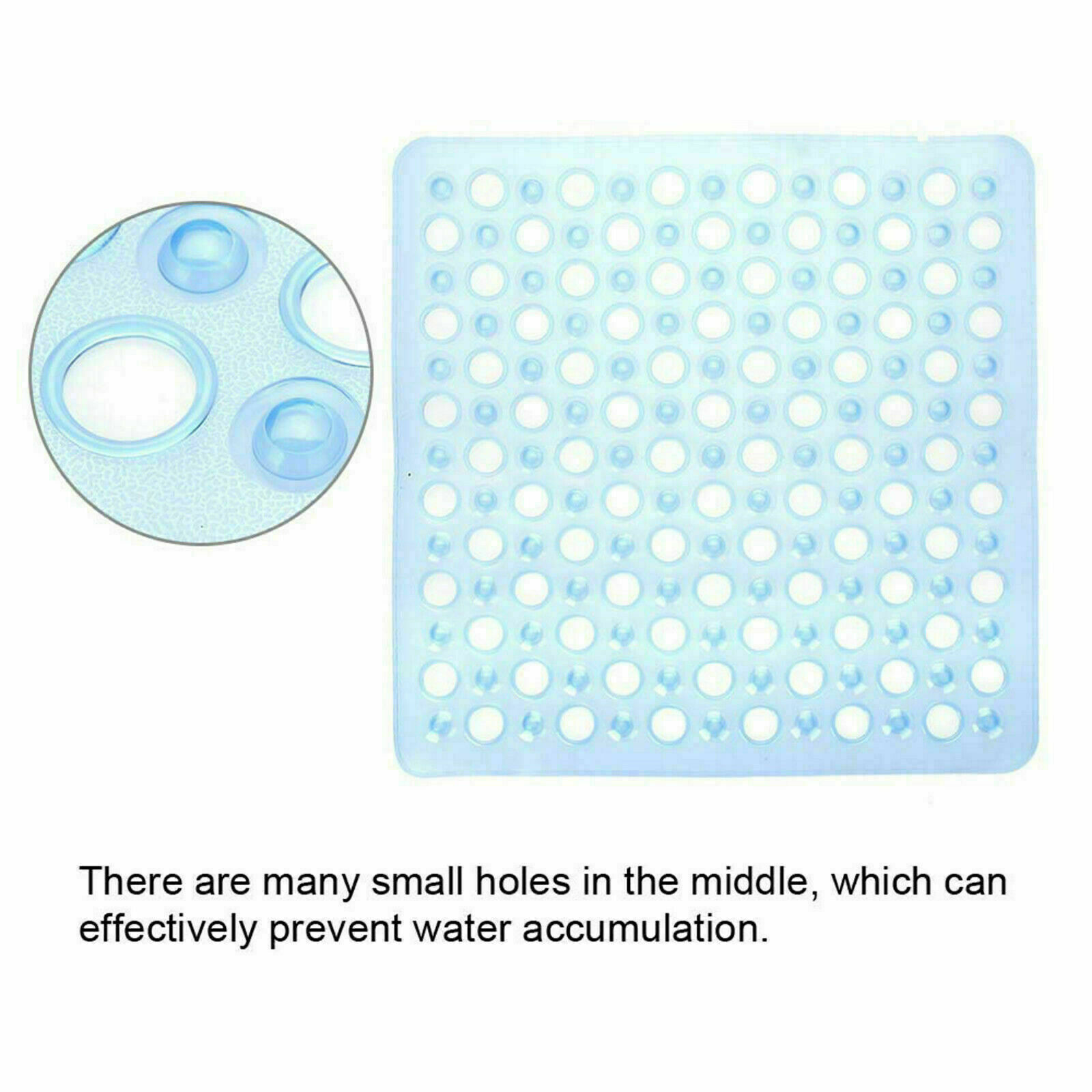 Hygienic Anti Non Slip Bath Shower Room Safety Suction Mat Bathroom ...