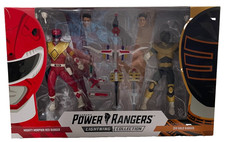 Power Rangers Lightning Red Ranger I with Dragon Shield and Zeo Gold ...