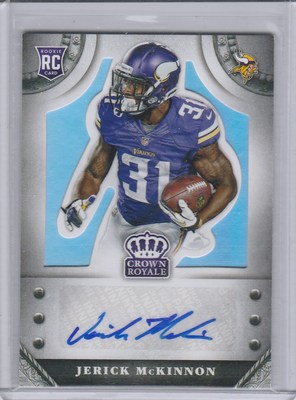 2014 Crown Royale Rookie Signatures #SMC Jerick McKinnon Auto 213/299 ...