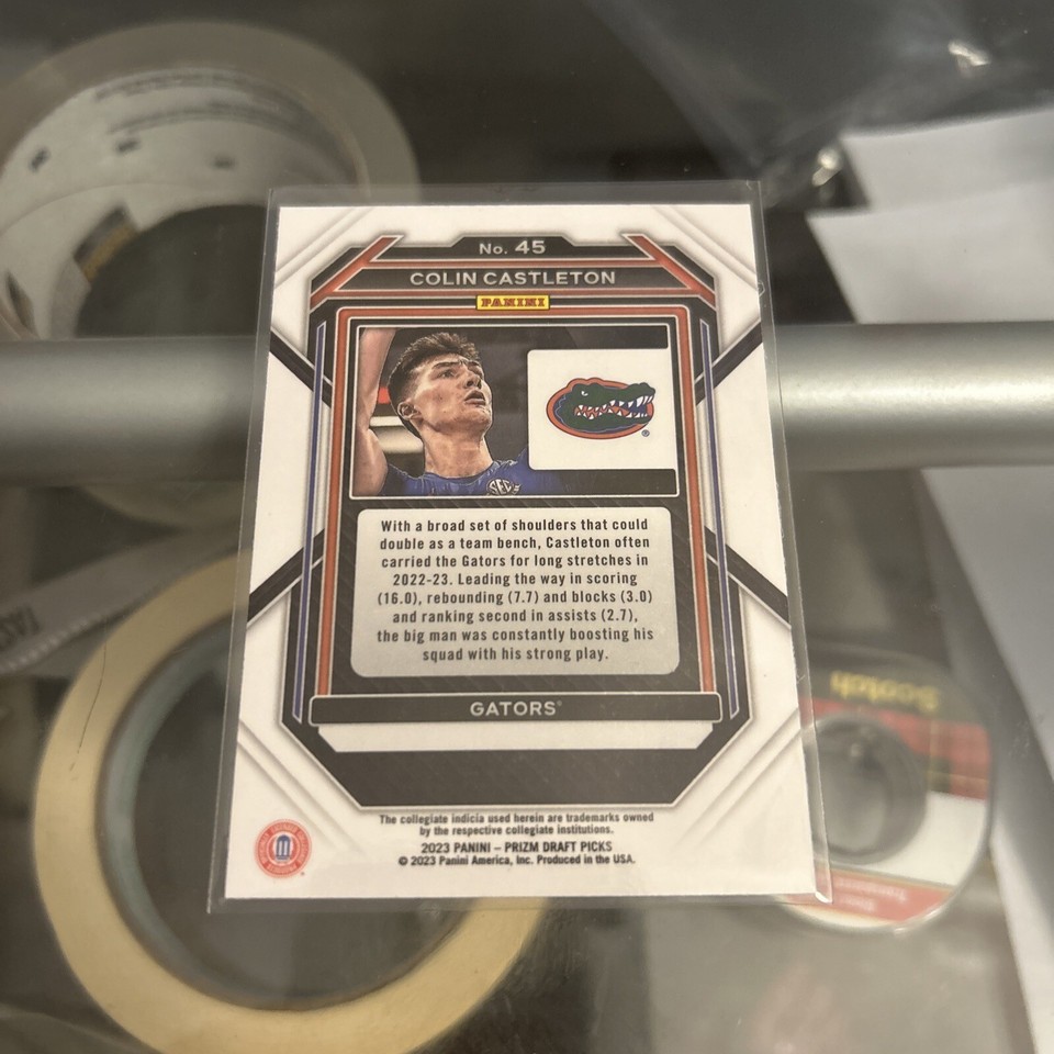 2023 Panini Prizm Draft Picks Colin Castleton #45 RC | eBay