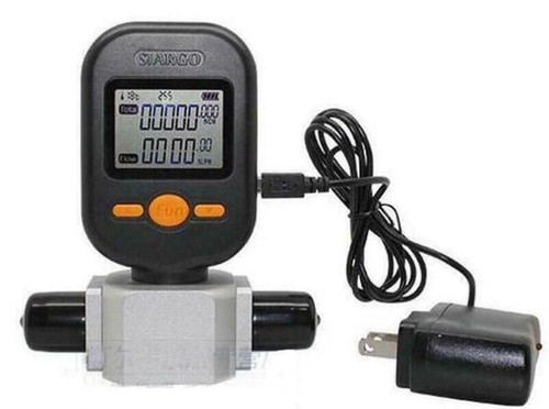 CE Digital Gas Mass Flow Meter 0-200L/Min Protable Gas Air Flow Rate ...