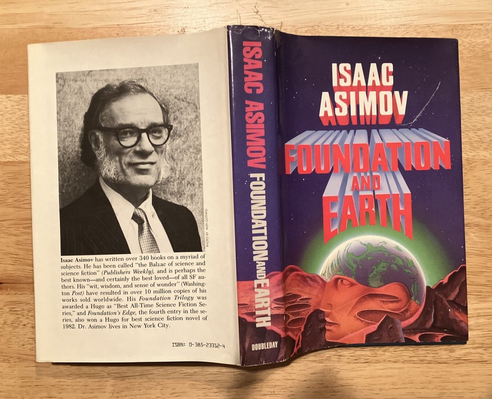 Foundation And Earth by Isaac Asimov. First Edition 1986 with dust ...