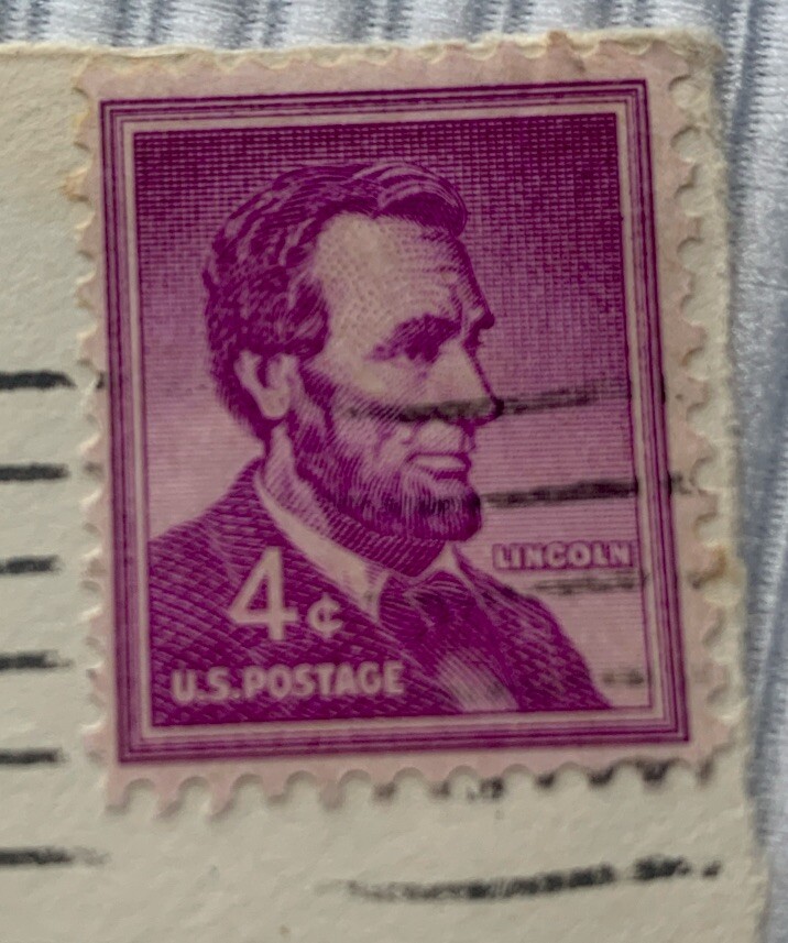 Abraham Lincoln 4 cent Stamp purple Very Rare, Gem! | eBay
