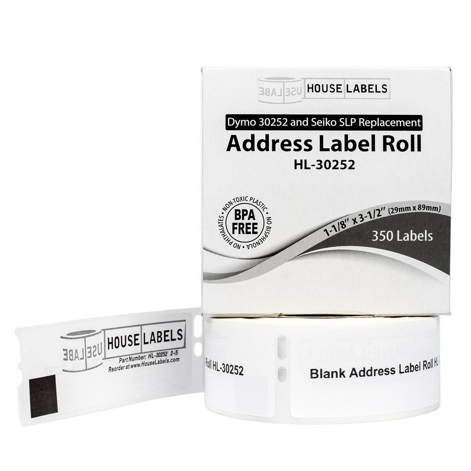 DYMO LW 30252 Direct Thermal Address Labels (1-1/8" x 3-1/2") - 350 per ...