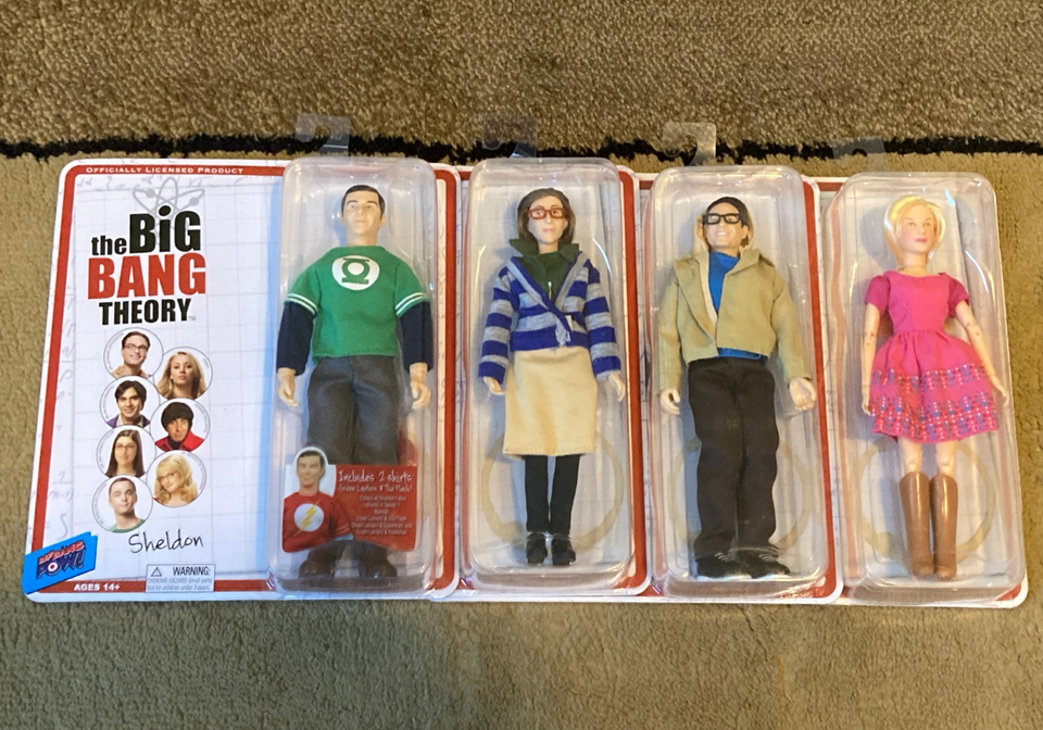 Big Bang Theory Action Figure Lot of 7 BIF Bang Pow! Sheldon Leonard ...