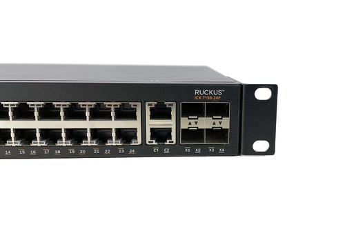 Ruckus ICX 7150-24P Entry-Level Access 24 Ports 1G PoE Switch | eBay