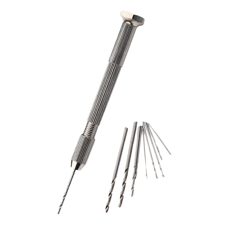 Precision Pin Vise Twist Drill Manual Hand for Metal Hobby Tools Vice ...