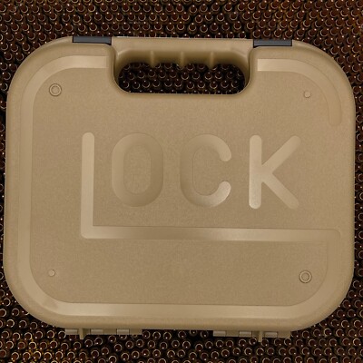 Glock 19X OEM Coyote Tan Factory Clamshell Folding Padded Pistol Case ...