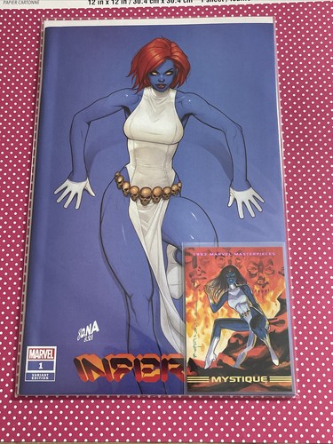 INFERNO #1 MYSTIQUE DAVID NAKAYAMA VARIANT brian stelfreeze marvel ...