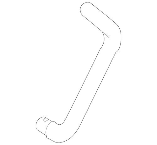 Mercedes Benz Genuine G550 G550 4X4 2016-2018 Radiator Coolant Hose ...