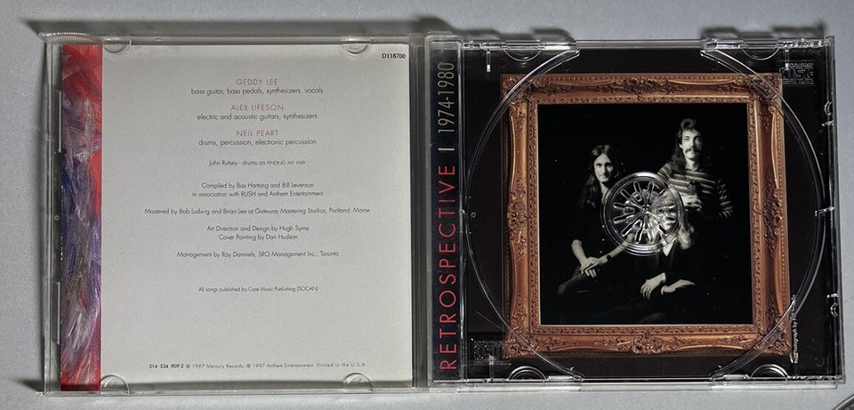 RUSH "RETROSPECTIVE 1 1974-1980" CD Free Ship USA | eBay