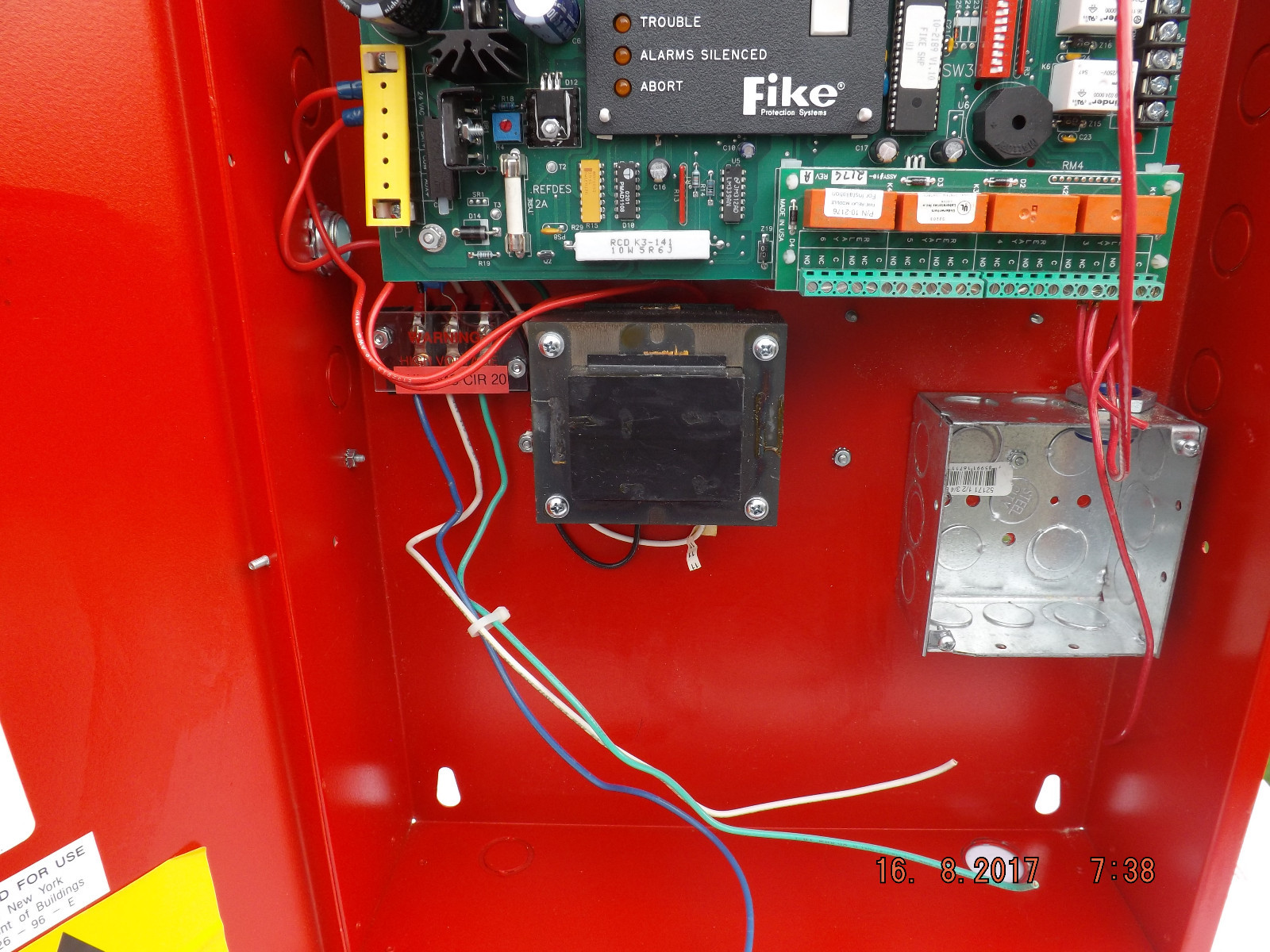 FIKE Fire Protection System 10-051 Series Single Hazard Panel | eBay