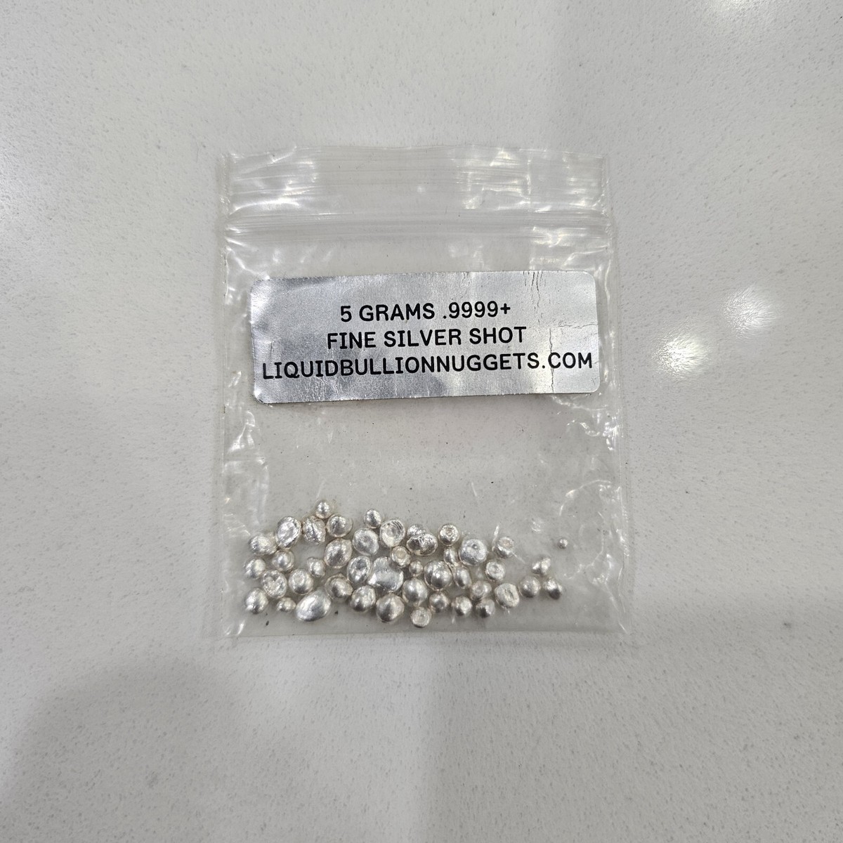 999 Fine Silver Shot Nuggets Investment Grade Grain Gram