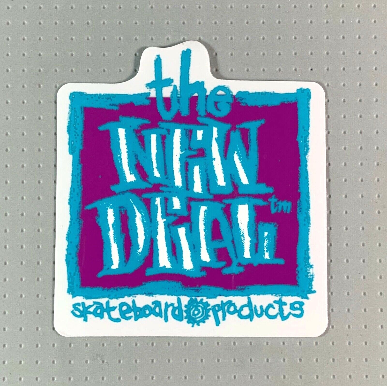 NEW DEAL Original Napkin Skateboard Sticker 3.25" reissue Purple - Blue ...
