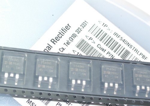IRF540NSTRLPBF IR F540NS N- MOSFET 100V 33A D2-PAK Transistors ...
