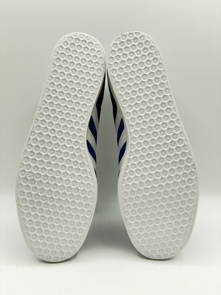 Adidas Men's Gazelle Originals Sizes 11-13 Blue White |GX2207| | eBay